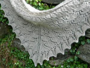 Swallowtail Shawl Kit & Pattern | Burgis Brook Alpacas